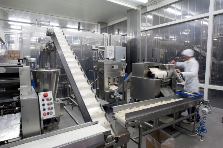 Production line in the food factory. - Produce Processing
