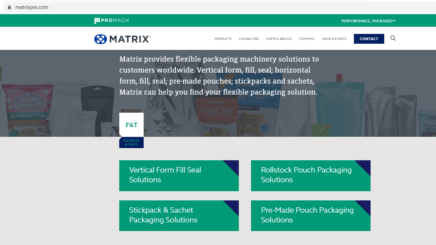 Matrix Packaging revamps website - Produce Processing